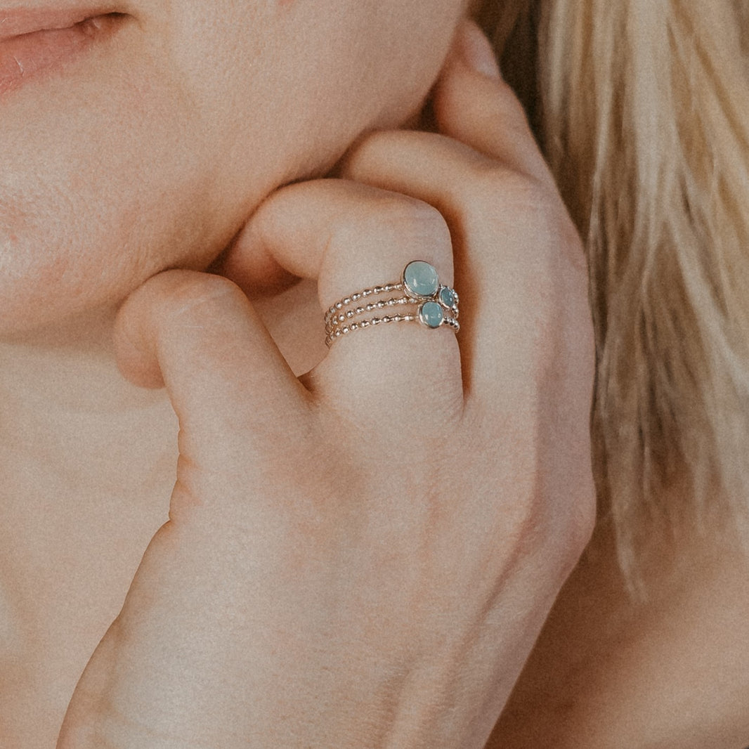 GEMSTONE STACKING RINGS – Trisha Flanagan Jewelry